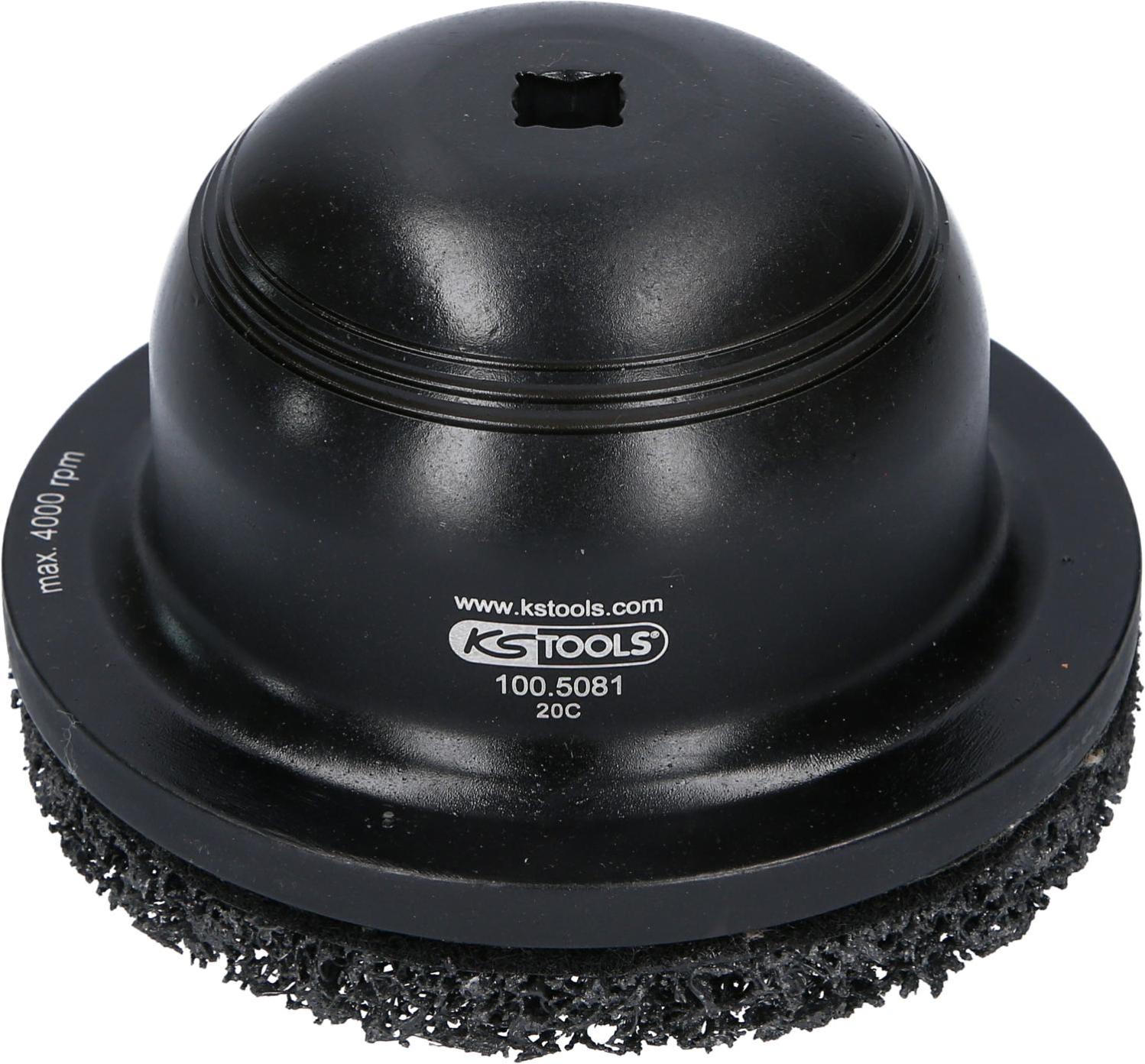 KS TOOLS Serie di pulizia per il mozzo ruota in alluminio Ø 150 mm, Ø ...