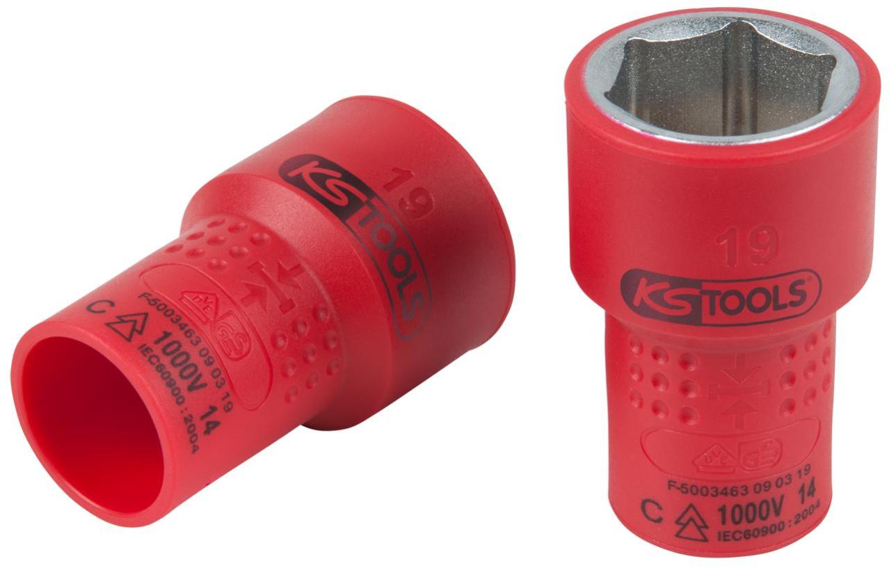 KS TOOLS Douille isolée 3/8", 17 mm | Leroy Merlin