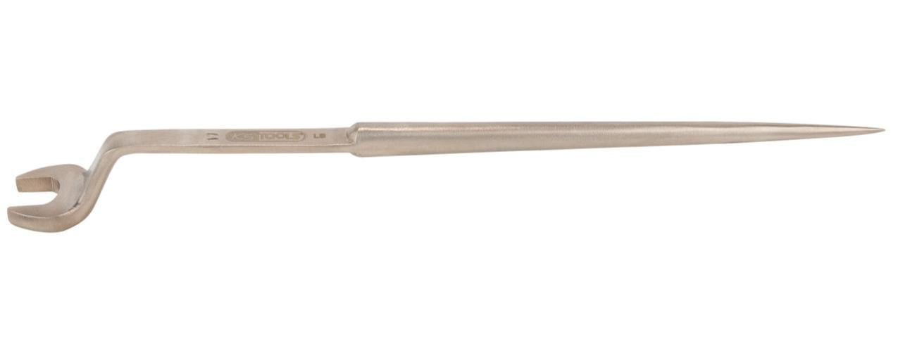 KS TOOLS BRONZEplus Clé à fourche de montage avec broche, coudée ...