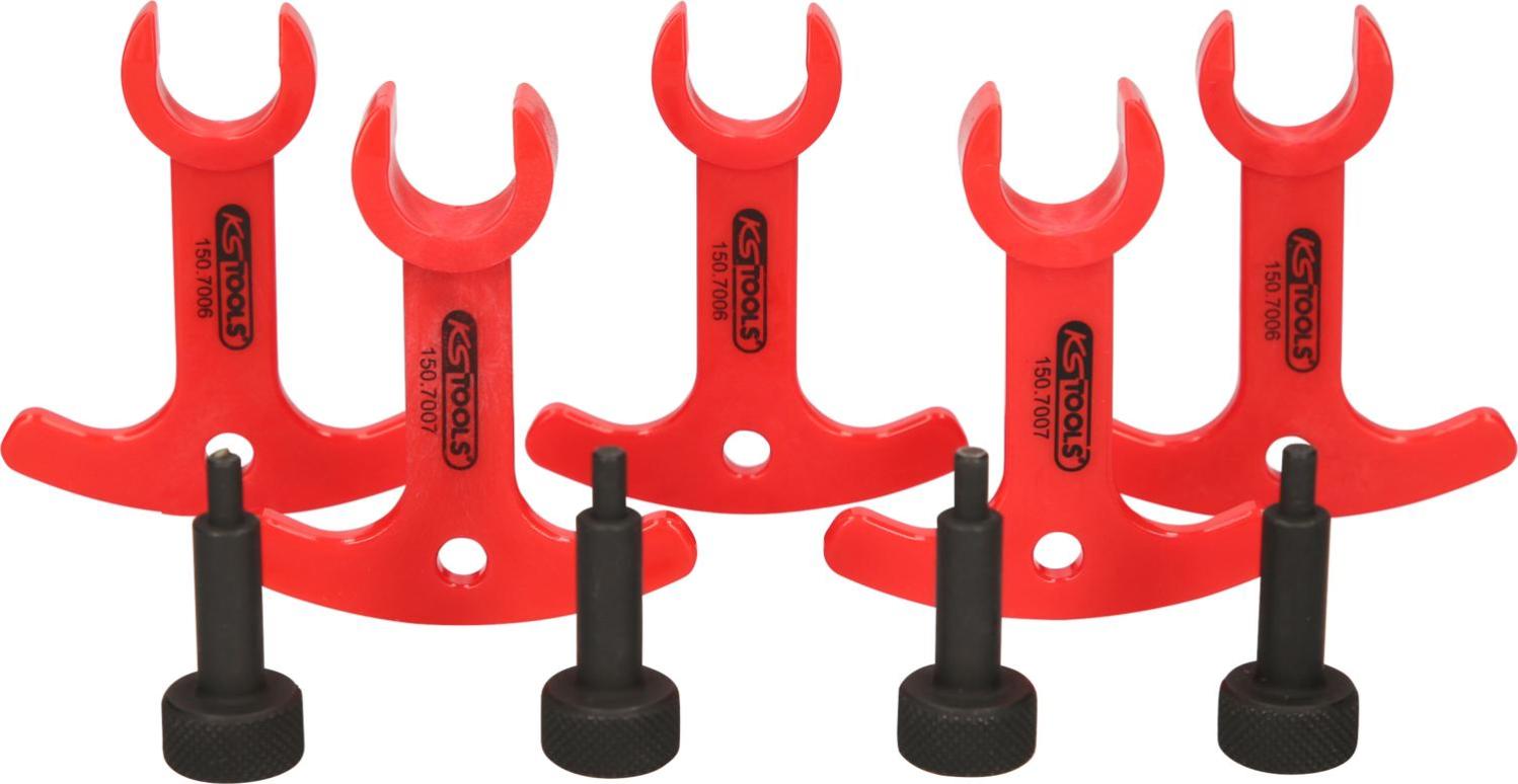 KS TOOLS Jeu de montage et de démontage d'arbre à came pour VAG, 9 pcs ...