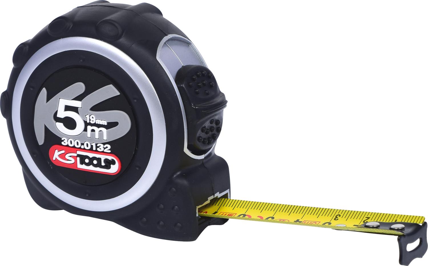 KS TOOLS Mètre à ruban avec blocage noir-gris, 5 mx19mm | Leroy Merlin