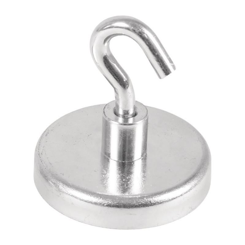 Aimant puissant D. 47 mm galvanisé avec crochet 5 pièces/carton EICHNER ...