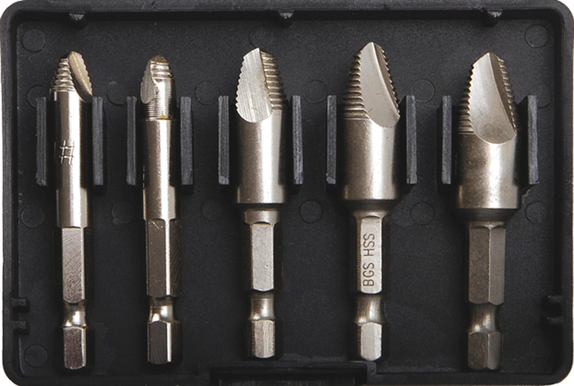 BGS technic Jeu d'extracteurs de vis | 5 pièces | Leroy Merlin