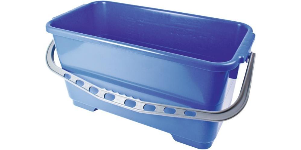 Nölle PROFI BRUSH Seau 22 l plastique bleu pour nettoyages de fenêtre ...