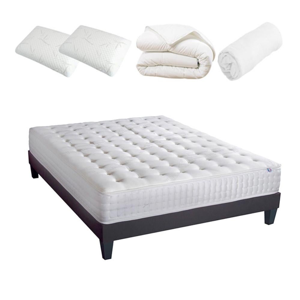 OLYMPE LITERIE | Pack Prêt à dormir APOLLON 140x190 cm | Matelas ...
