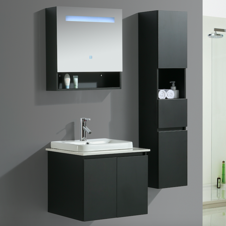 Mobile Arredo Bagno Tokyo 70 cm Moderno + Colonna Arredo | Leroy Merlin