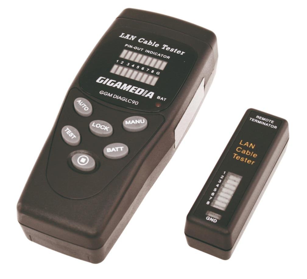 Gigamedia diaglc90 | gigamedia - testeur de continuite rj45 rj12 ...