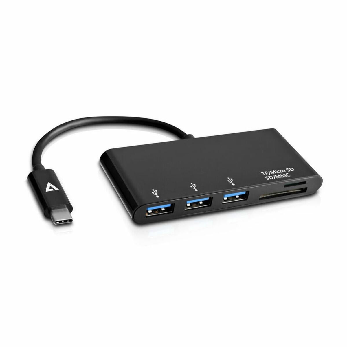 Hub USB V7 V7UC3U-HUB-BLK-1E | Leroy Merlin