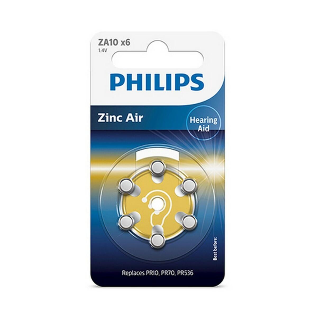 Batteries Philips Zinc (6 uds) | Bricoman