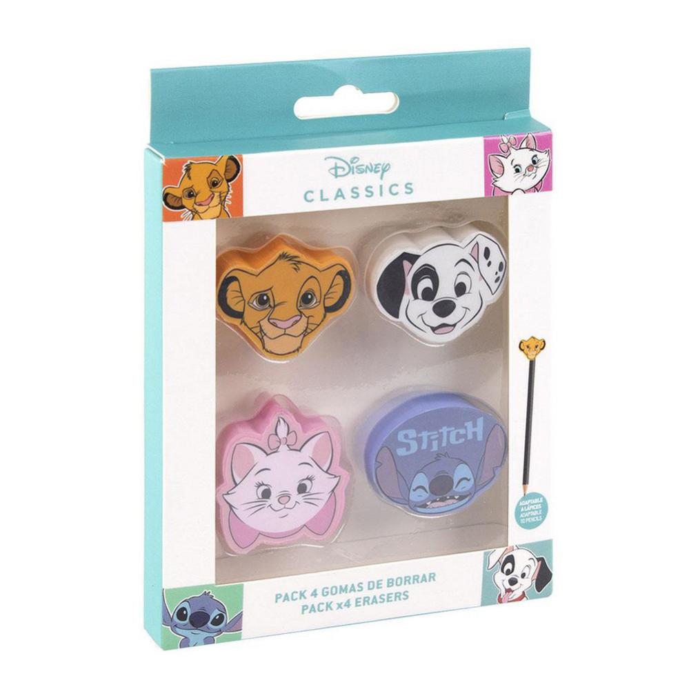 Ensemble de Gommes Disney (4 pcs) | Leroy Merlin