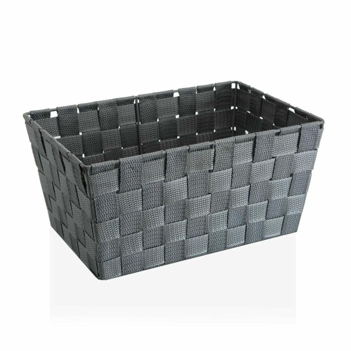 Panier Versa Grand Gris clair Textile (20 x 15 x 30 cm) | Leroy Merlin