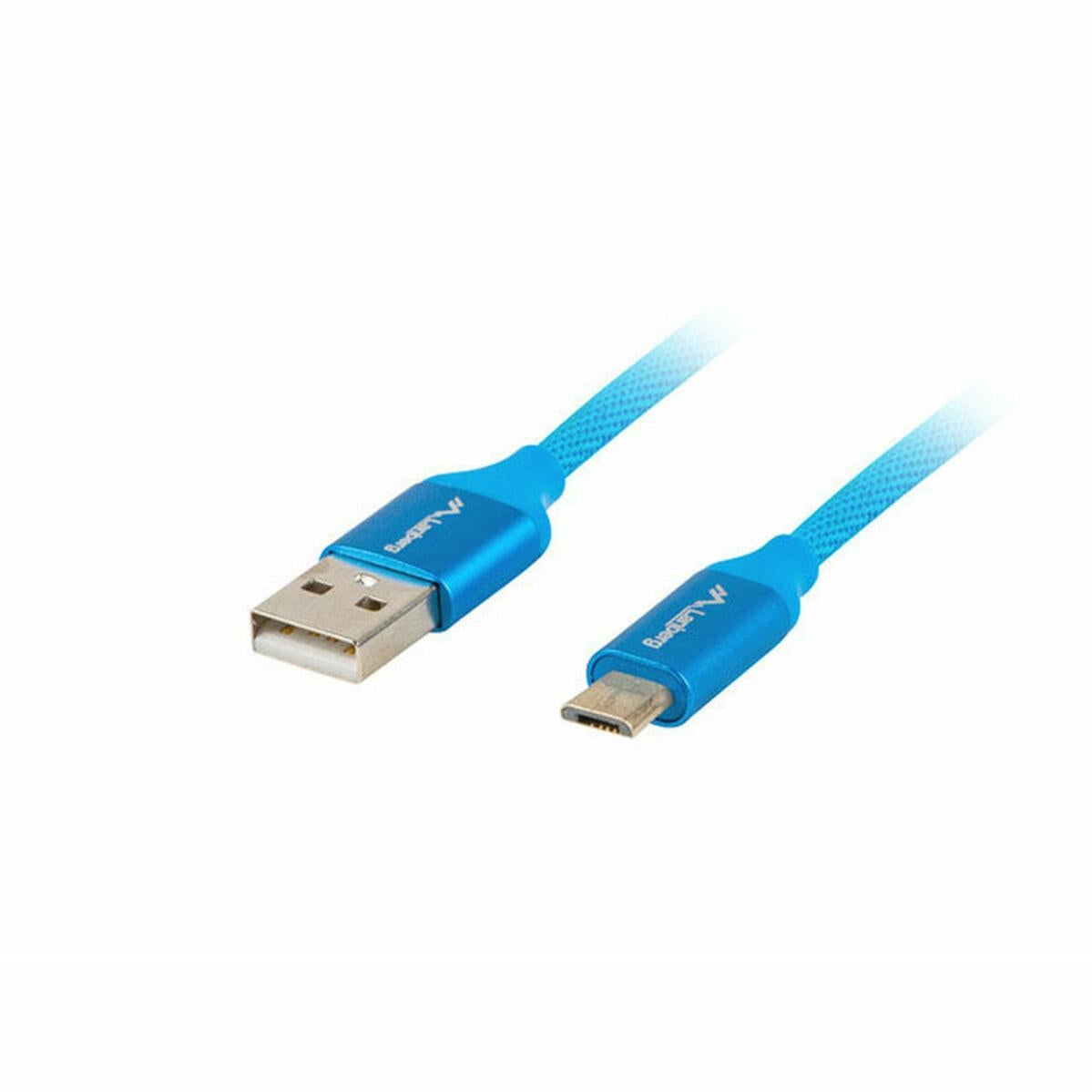 Cavo Micro USB Lanberg CA-USBM-20CU-0010-BL 1 m | Leroy Merlin