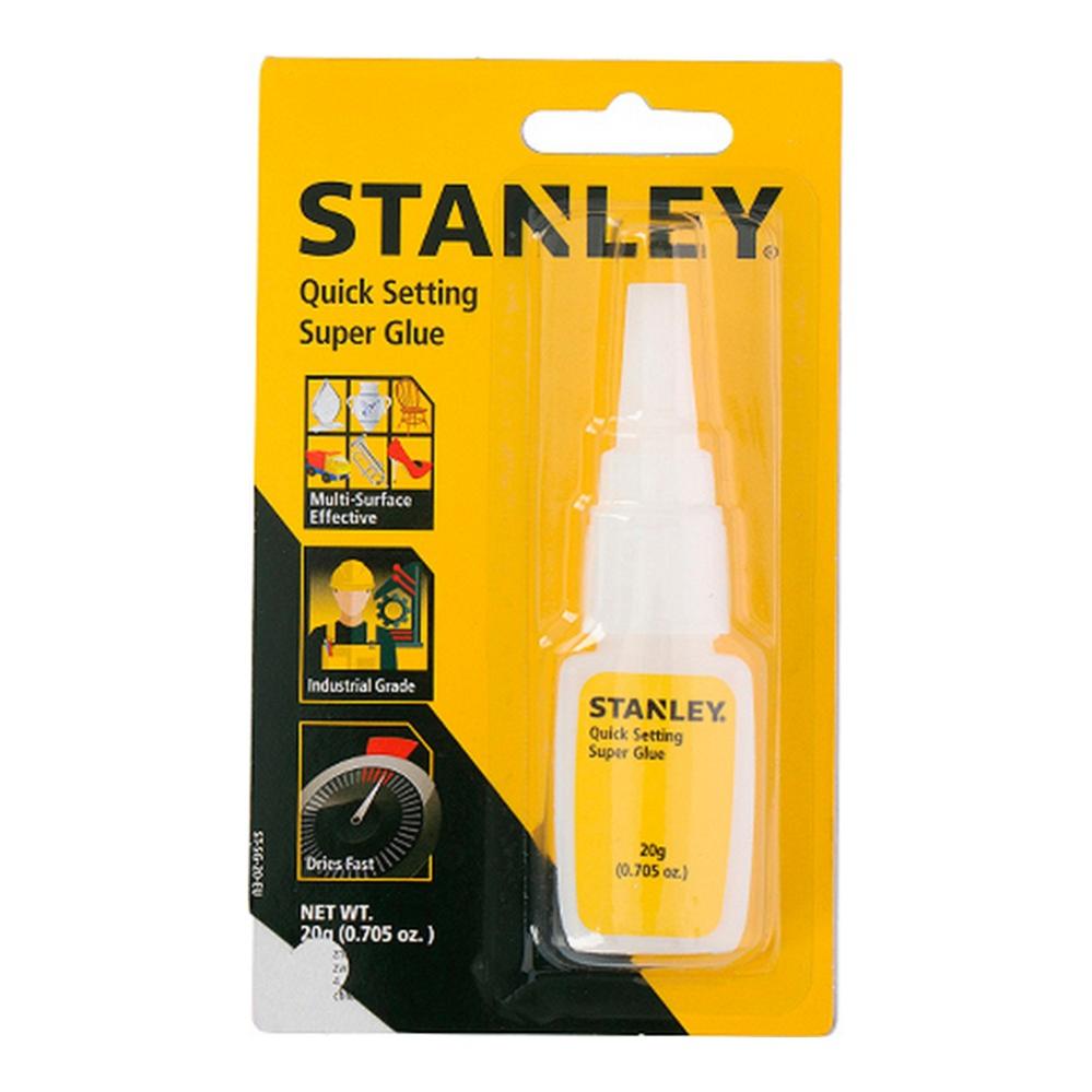 Adesivo Istantaneo Stanley 20 gr Asciugatura rapida | Leroy Merlin