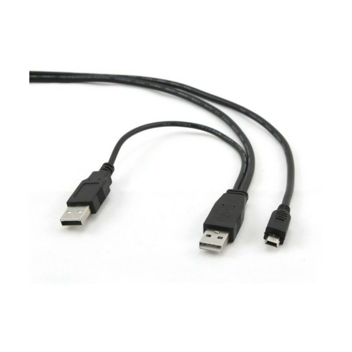 Cavo Doppio da USB a Mini USB GEMBIRD CCP-USB22-AM5P-3 Nero | Leroy Merlin