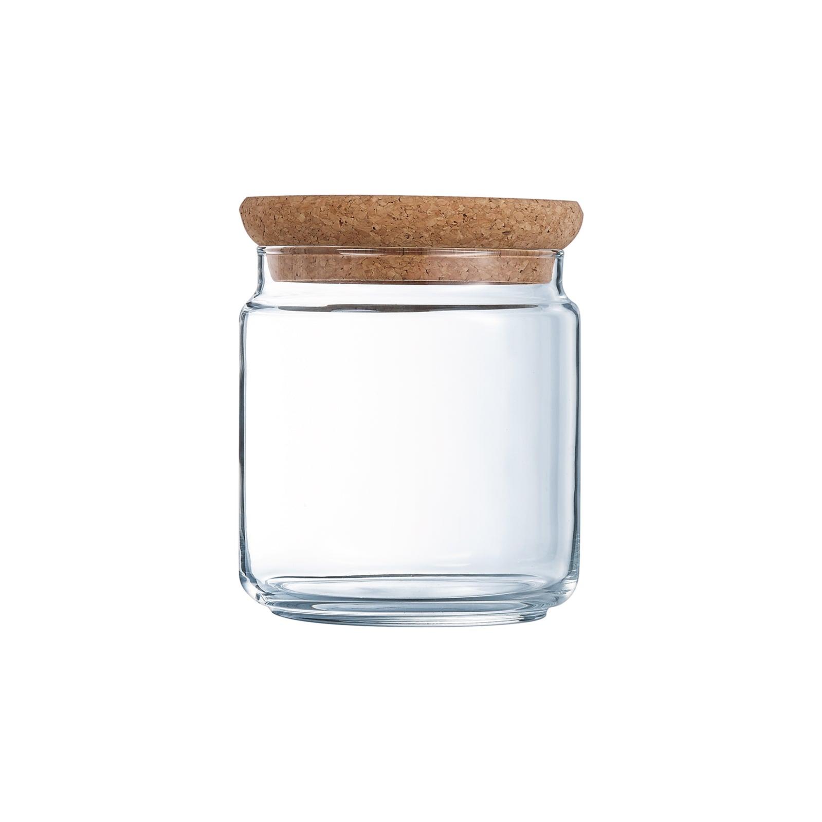 Luminarc Pure Jar - Bote Hermético Redondo de 0.75L en Vidrio con Tapa ...