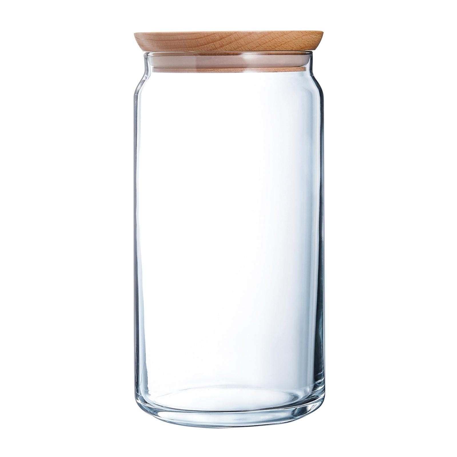 Luminarc Pure Jar - Bote Hermético Redondo de 1.5L en Vidrio con Tapa ...