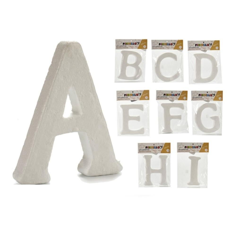 Lettres ABCDEFGHI Blanc (9x) | Leroy Merlin