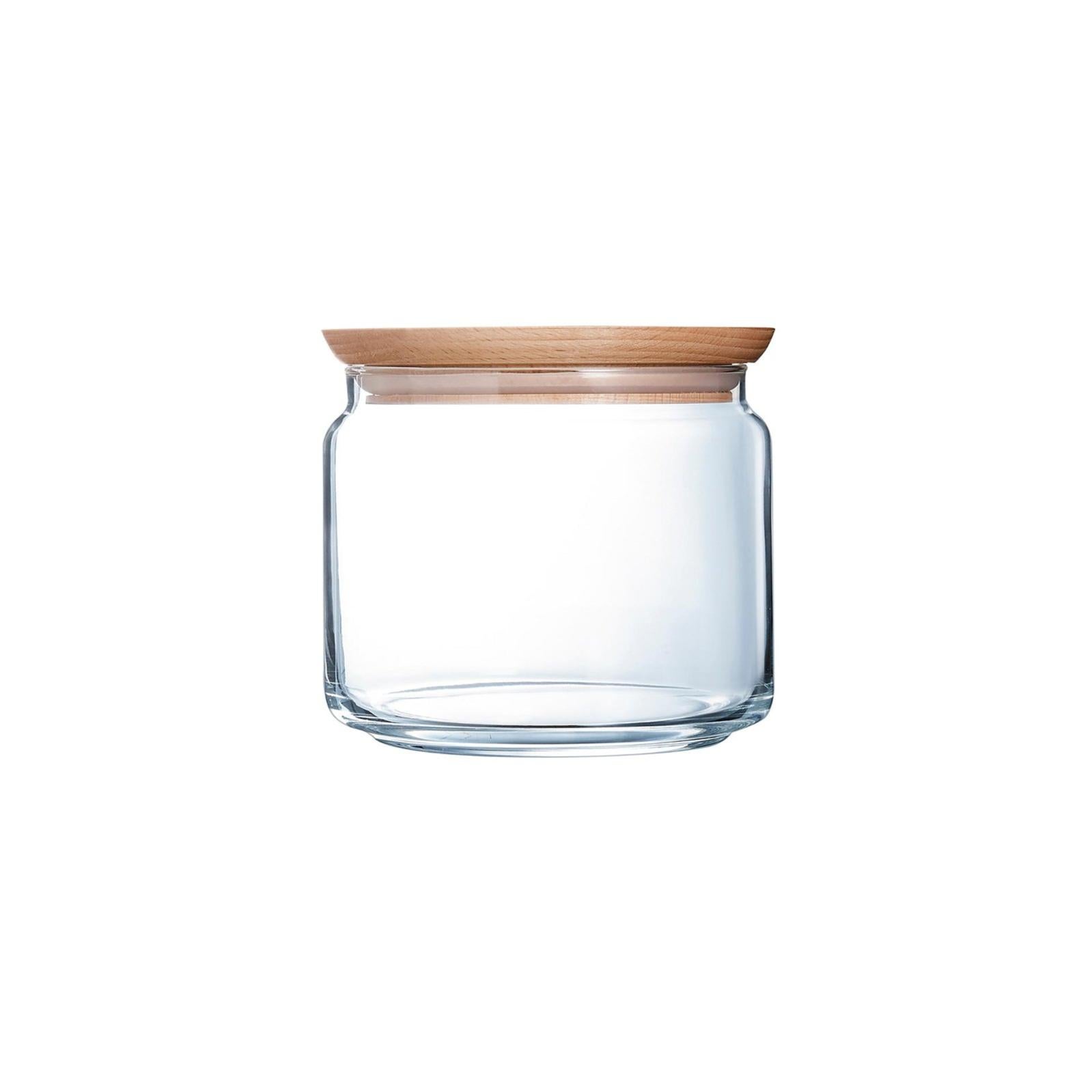 Luminarc Pure Jar - Bote Hermético Redondo de 0.5L en Vidrio con Tapa ...