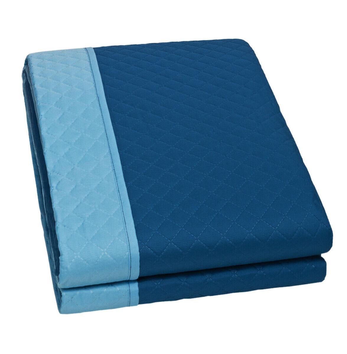 Trapunta Double Face MATRIMONIALE 260x260 cm Coperta Morbida Copriletto ...