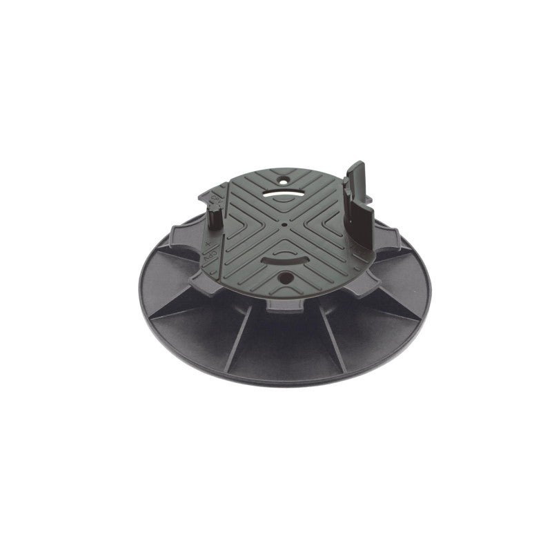 Plot Terrasse Bois Réglable 5 8 Cm Noir Leroy Merlin