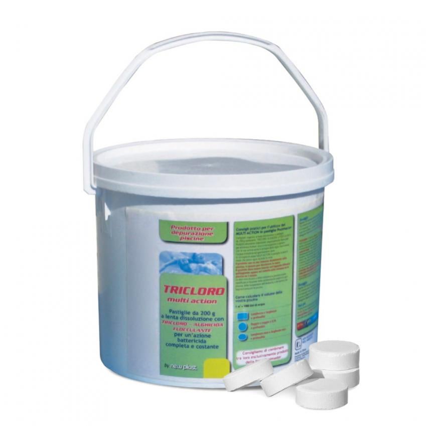 Trichlore Poolmaster Multi Function 5 kg en pastille de 200 gr pour ...