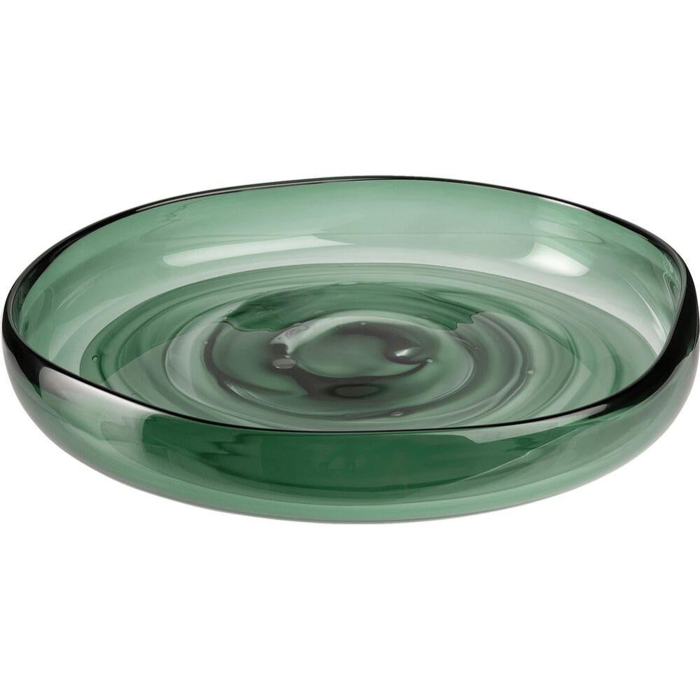 Coupe décorative Verre Vert LUKA ALINEA - Diam. 30 x H5,5 cm | Leroy Merlin