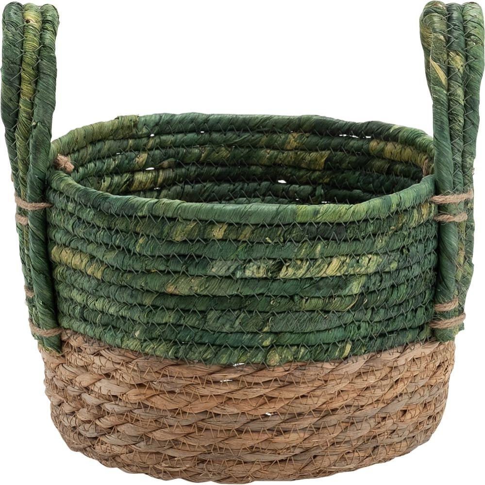 Panier de rangement Naturelle Vert tamegroute OJEBEL ALINEA - Diam. 23 ...