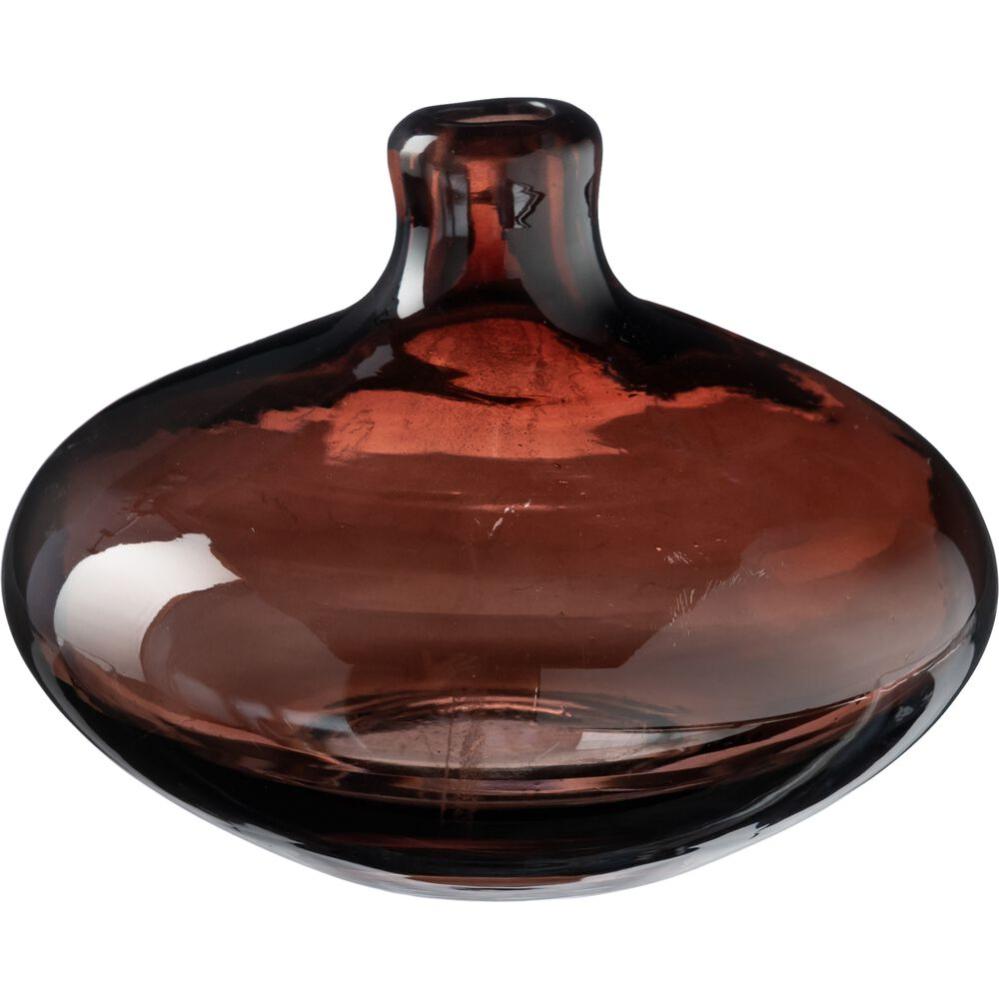 Soliflore Verre Brun rhassoul PARMA ALINEA - Diam. 12,5 x H9,5 cm ...