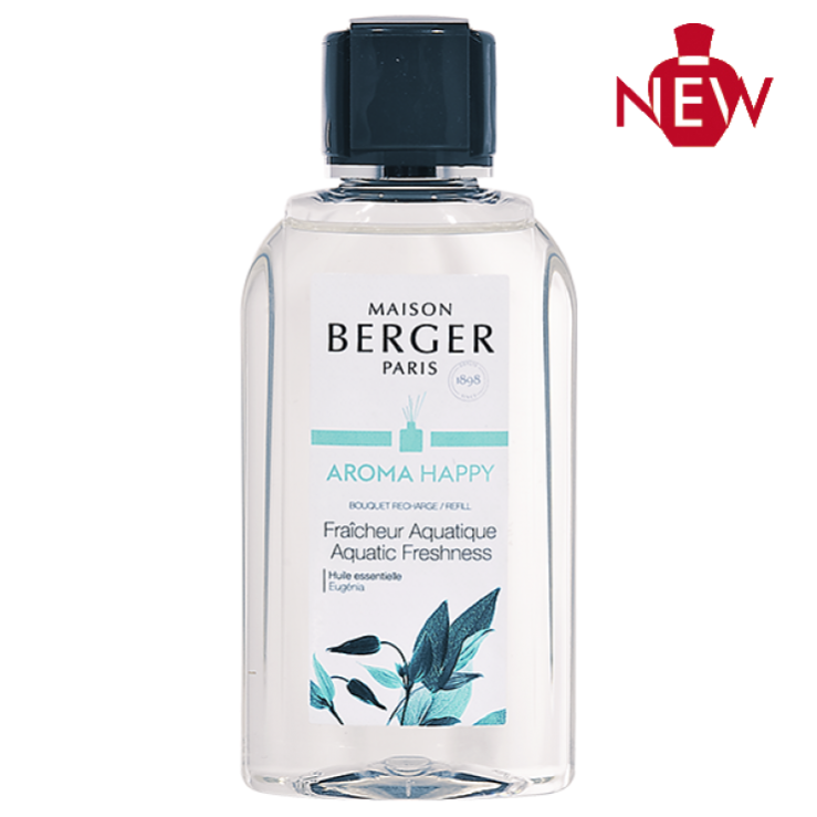 Maison Berger Ricarica Bouquet Parfumé AROMA Happy Fraîcheur Aquatique ...