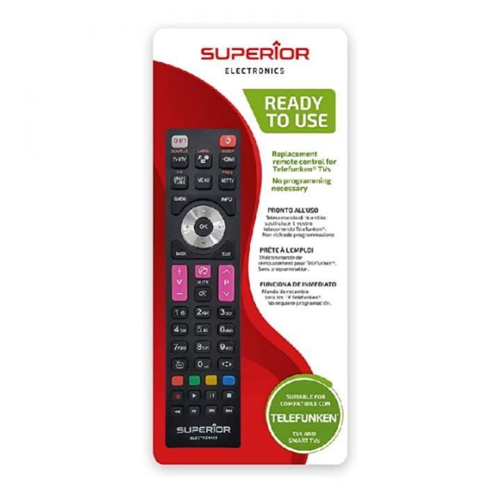 Télécommande universelle TV TELEFUNKEN SUPERIOR SUPTRB016 | Leroy Merlin