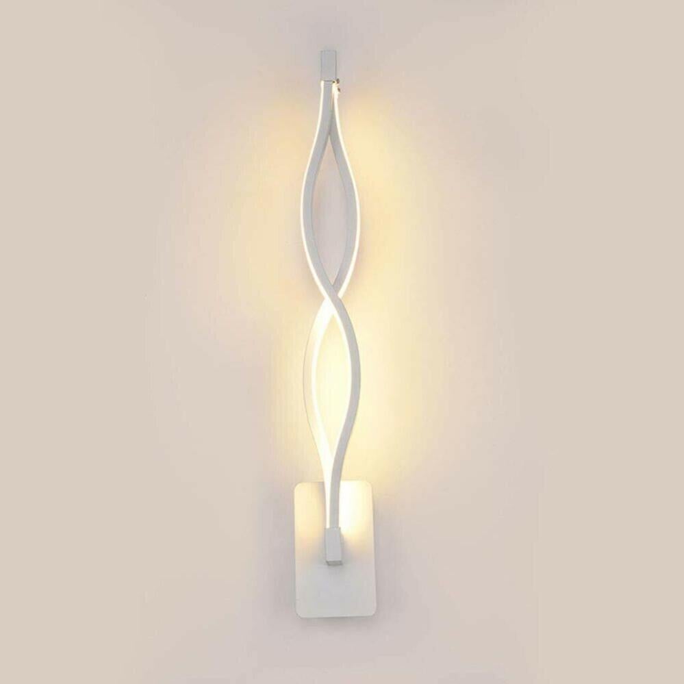 APPLIQUE A PARETE LAMPADA LED 9 WATT LUCE CALDA 3000K 9W DA INTERNO ...