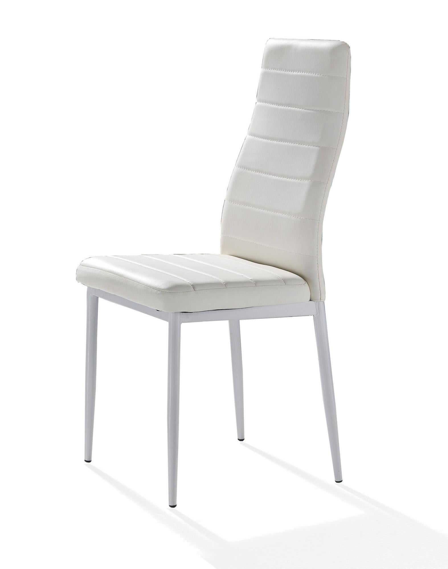 Lot de 4 chaises BLANCHE IDAHO | Leroy Merlin