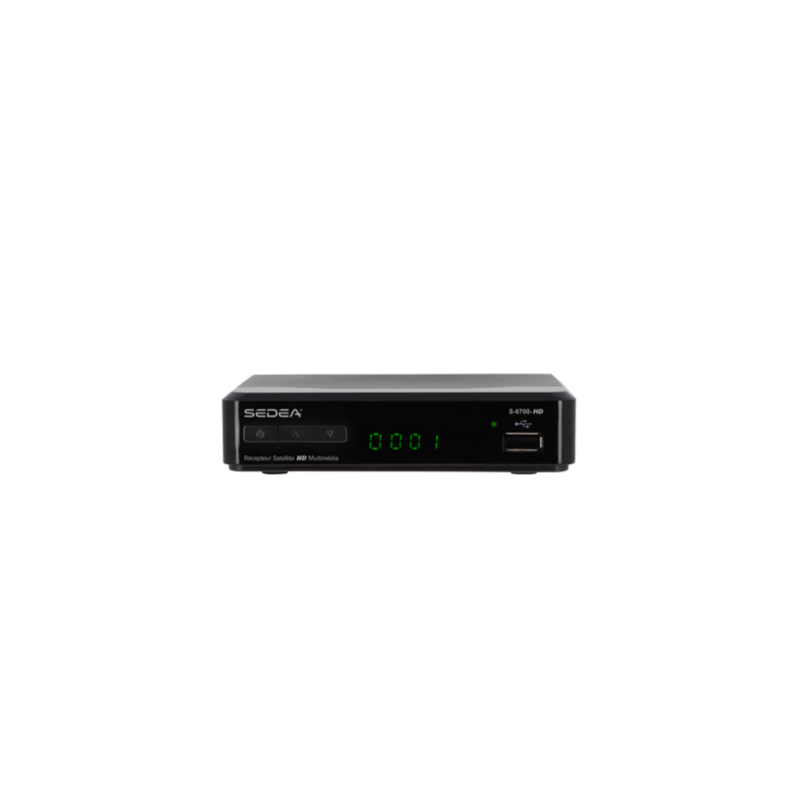 SEDEA S-6700 HD Récepteur Satellite Free to Air multimédia | Leroy Merlin