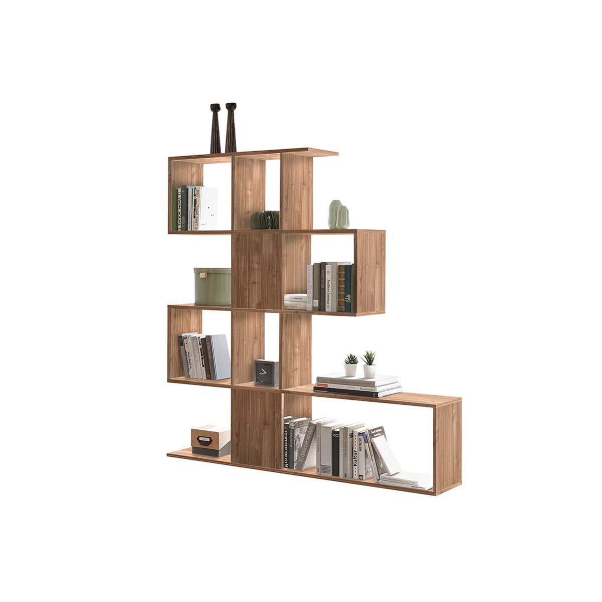 Libreria divisoria di design effetto rovere H147 cm COMO | Leroy Merlin