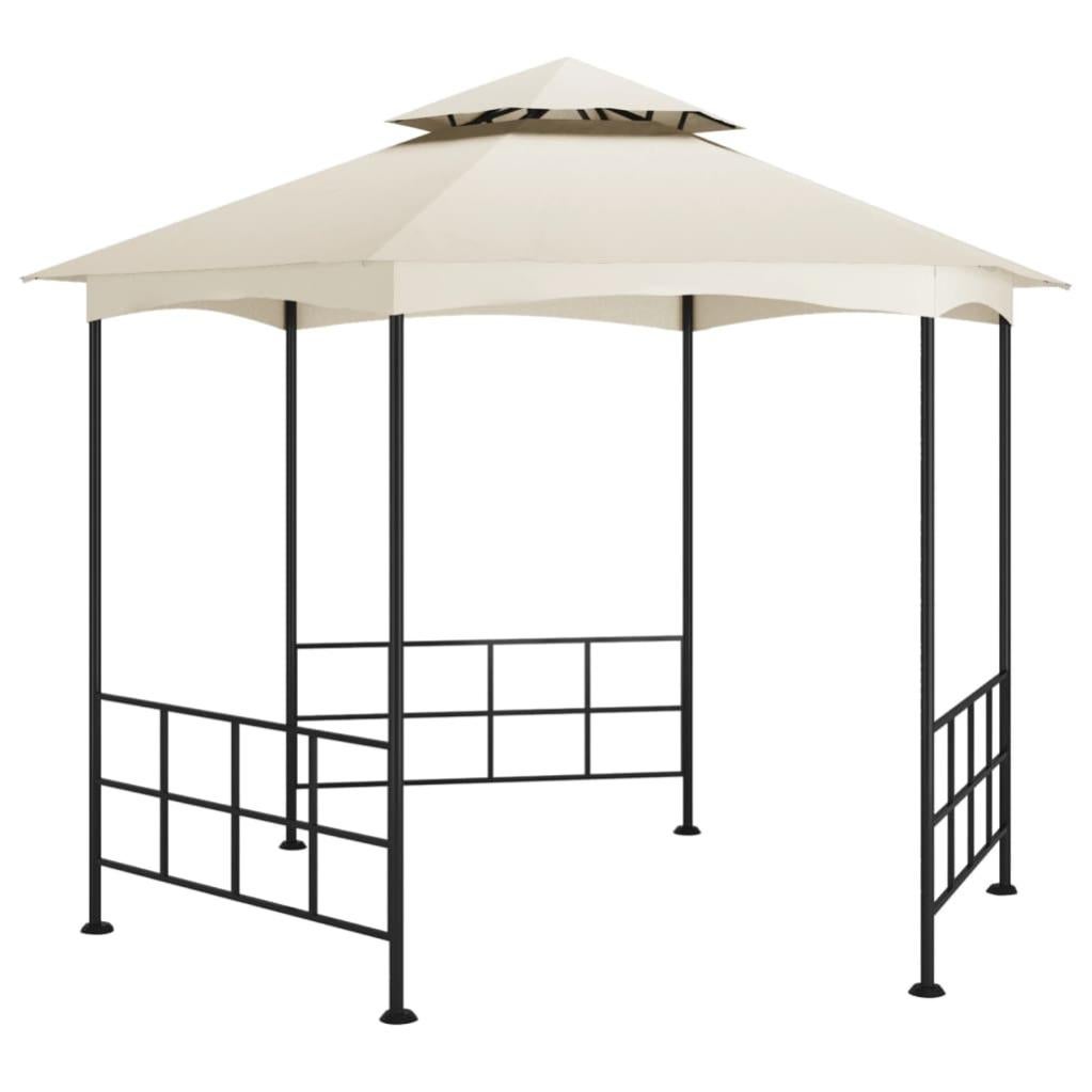 VidaXL Gazebo con Pareti Laterali 3,1x2,7 m Crema | Leroy Merlin