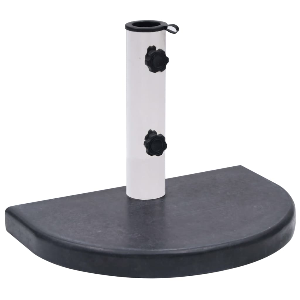 VidaXL Base para guarda-sol 40x28x4 cm granito preto | Leroy Merlin
