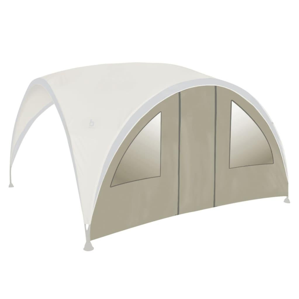 Bo-Camp Pared lateral de carpa de fiesta con puerta y ventana beige L ...