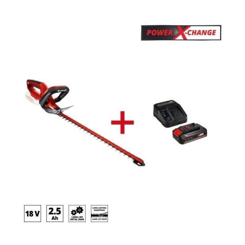 Taille-haies GE-CH 1846 Li- + Starter Kit 2,5Ah - Power X-Change ...