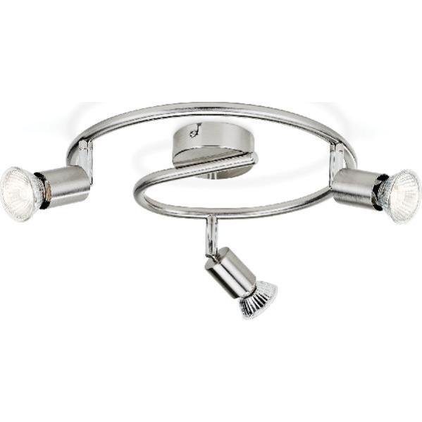 Philips 50303/17/E7 Faretto LED Plafoniera 3 Fari Orientabili GU10 Max ...