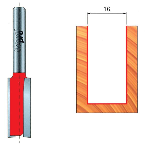 1 pz di frese widia a taglienti diritti art.04-14906 | Leroy Merlin