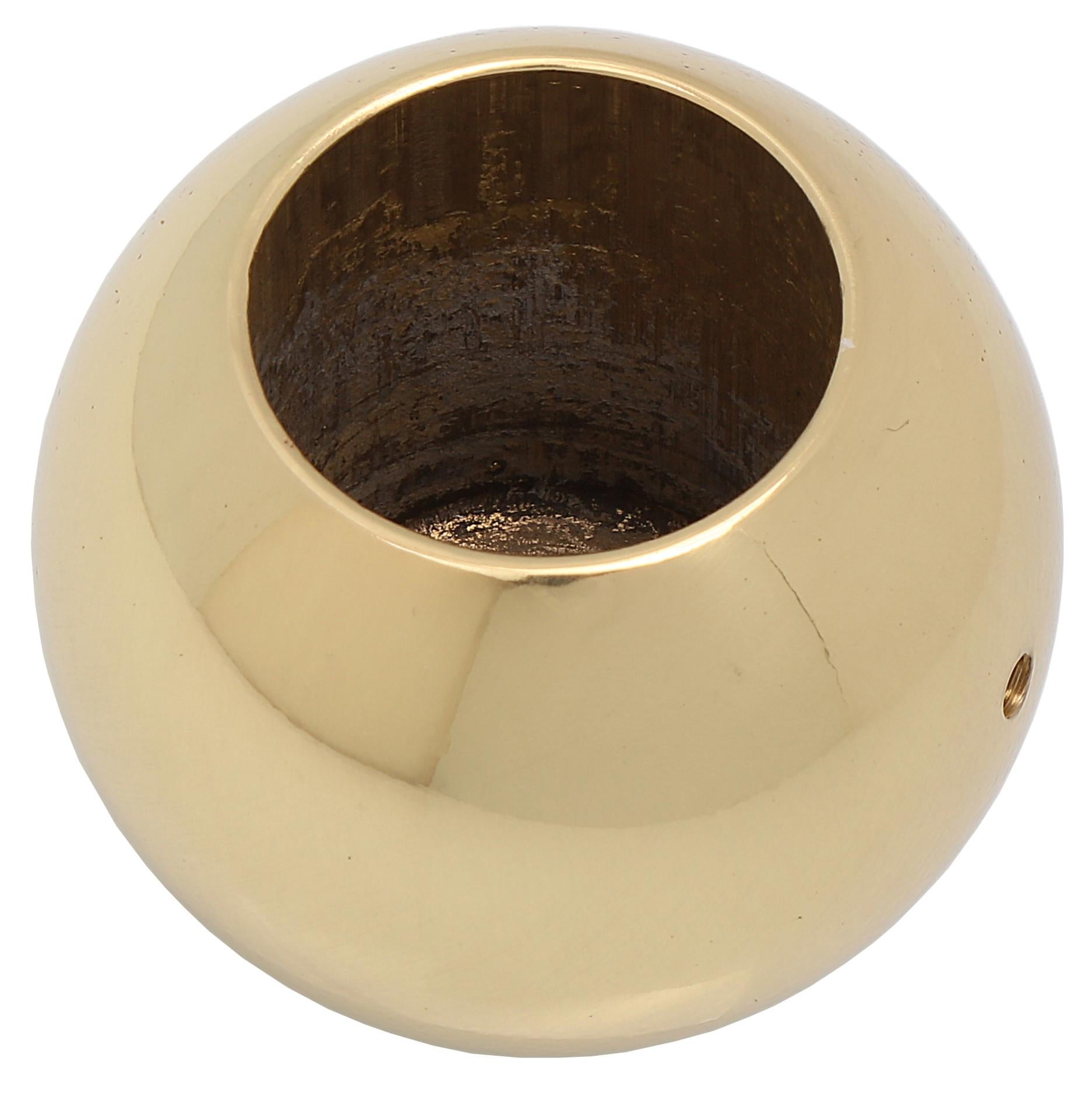 6 pz di finale a pomolo ottone luc. per tubo mm.30** | Leroy Merlin