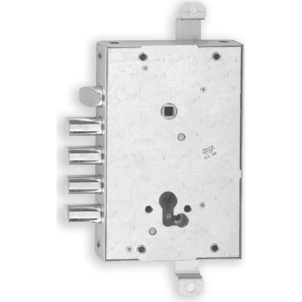 Iseo Serratura Porta Blindata 4 Mandate Scrocco reversibile 66803280GF4 ...