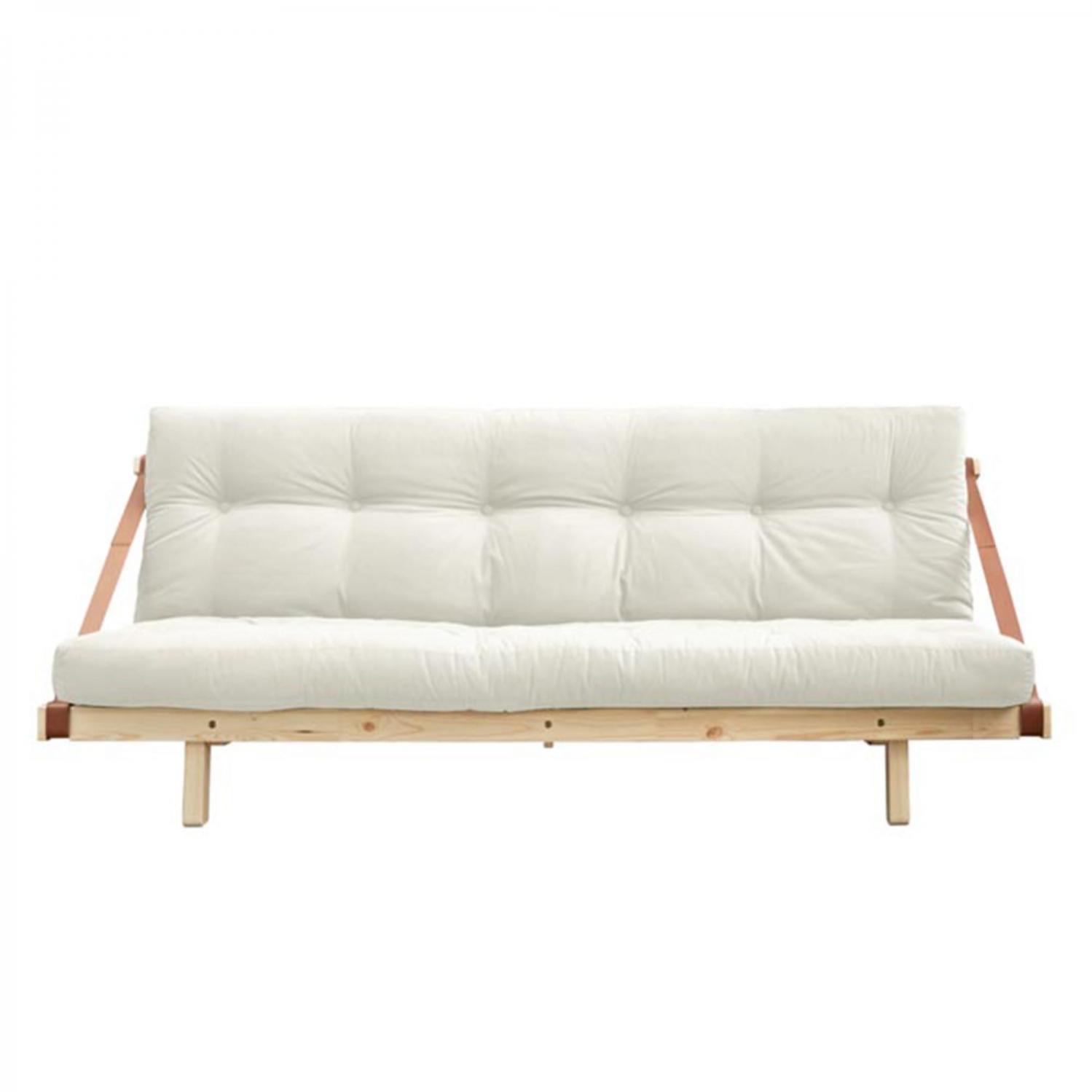 Jump - Canapé lit futon 2P Bois clair naturel | Leroy Merlin