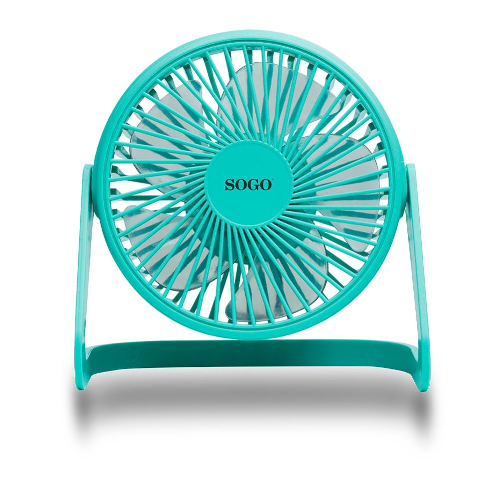 Mini ventilatore usb 5" azzurro Sogo | Leroy Merlin