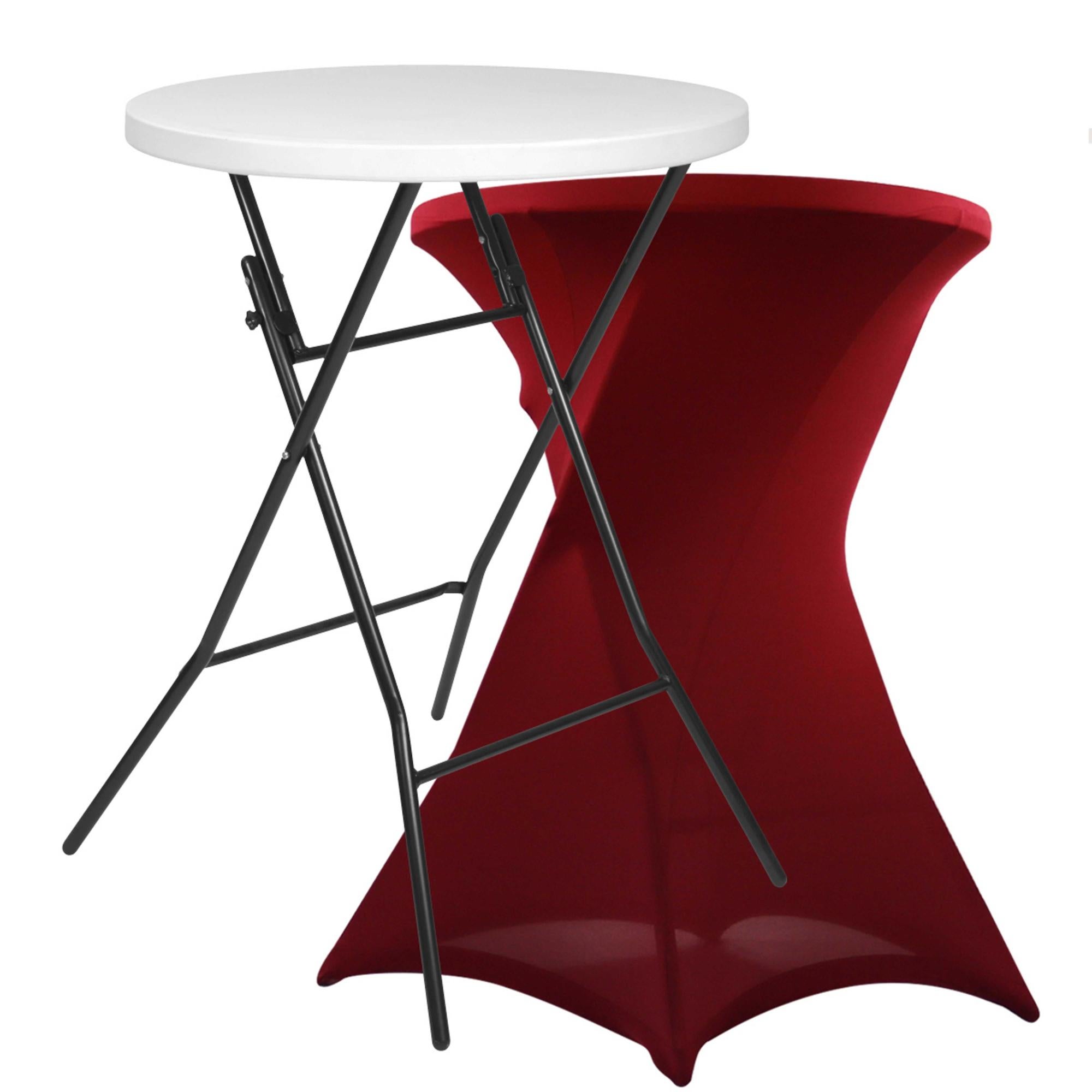 Mange debout pliant 80 cm avec housse bordeaux | Leroy Merlin