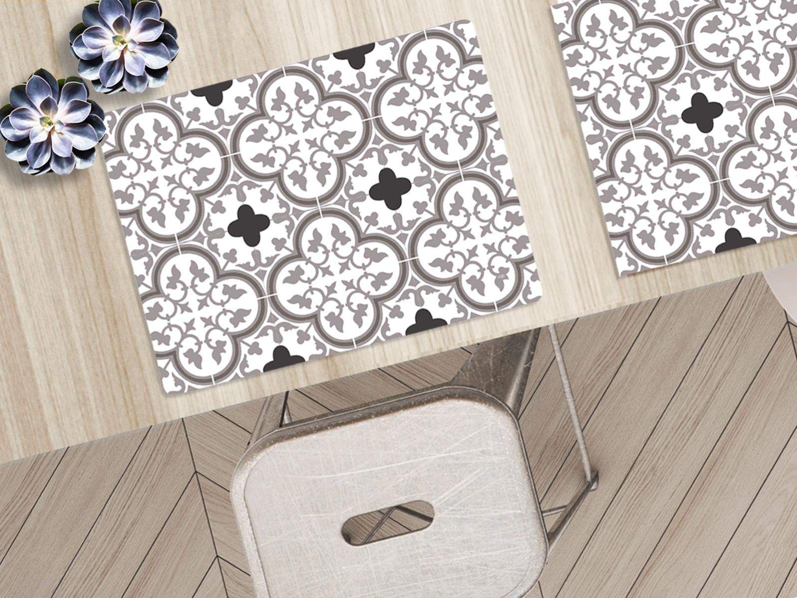 Set de table vinyle TUILERIES moka 48x36cm | Leroy Merlin