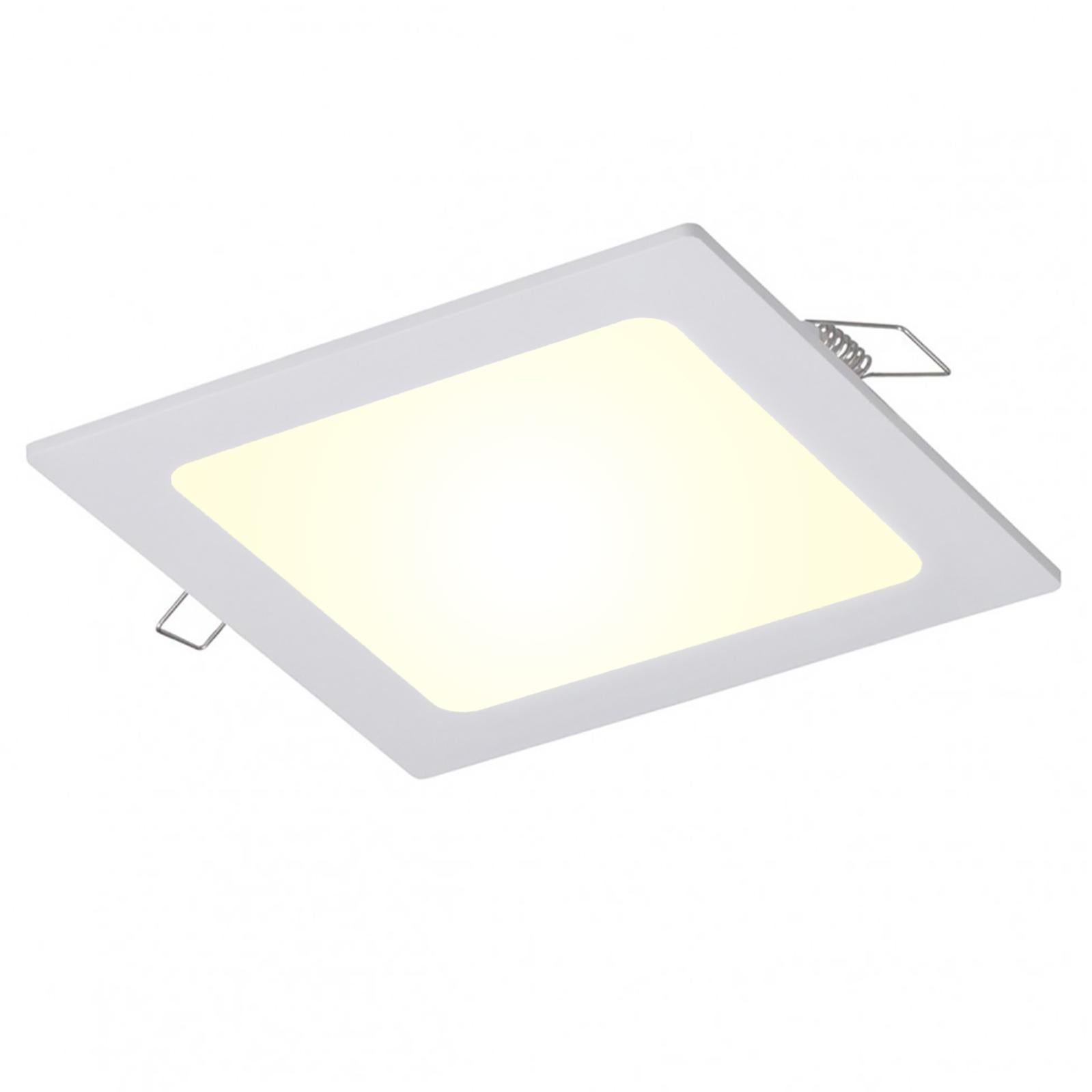 Spot LED 12W panneau encastré lumière diffuse 120 degrés trou 15cm 230V ...