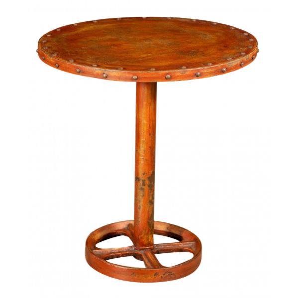 TAVOLINO IN FERRO BATTUTO FINITURA ROSSO ANTICATO | Leroy Merlin