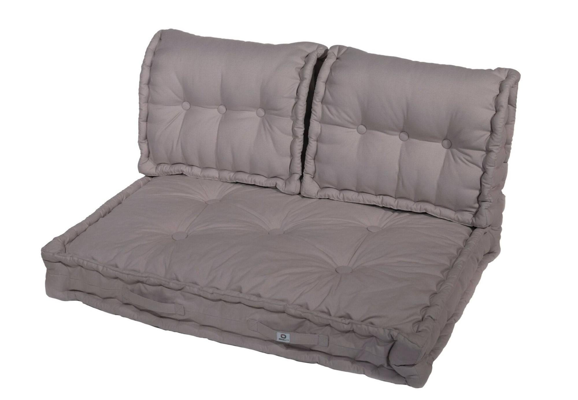 Cuscini pallet imbottiti 120x80x20 cm Grigio ghiaia | Leroy Merlin