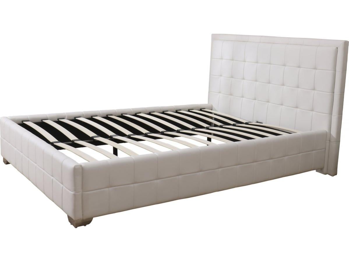 Letto doppio "Alex" - 140 x 190 cm- Bianco | Leroy Merlin
